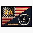 Amazon.com: 2A My Gun Permit 2nd Amendment 1791 USA Constitution Iron on Patch [5.0 inch-GP7]