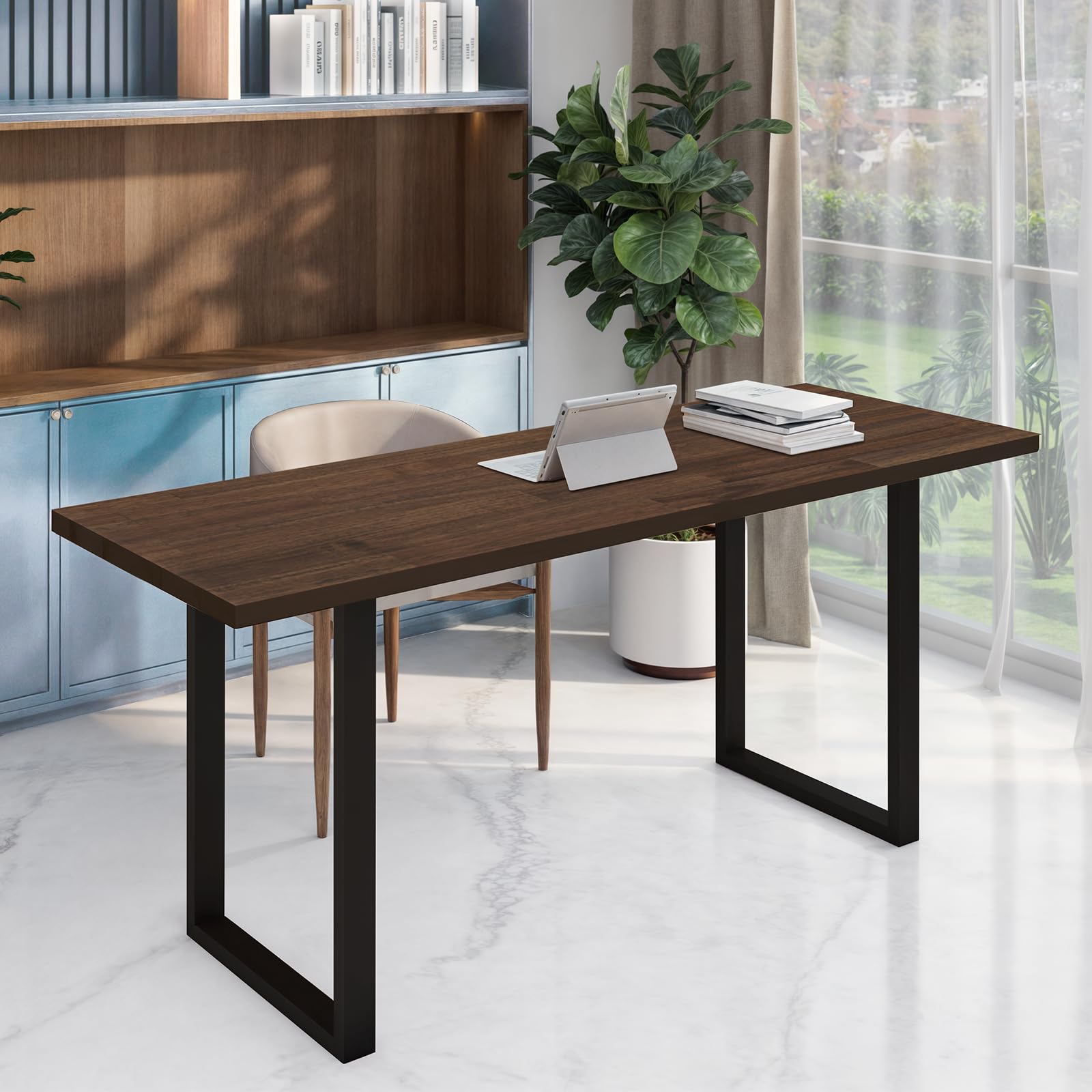 Howizz 4ft L X 25in Dark Walnut Stained Acacia Butcher Block Countertop ...