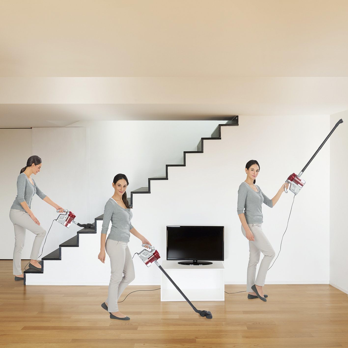 CLEANmaxx 07474 600 Watts Handheld Vacuum Cleaner, 700 ml Dust ...