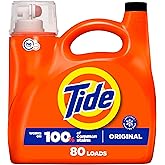 Amazon.com: Tide Liquid Laundry Detergent Soap, Original Scent, HE Compatible, 64 Loads, 84 fl ...