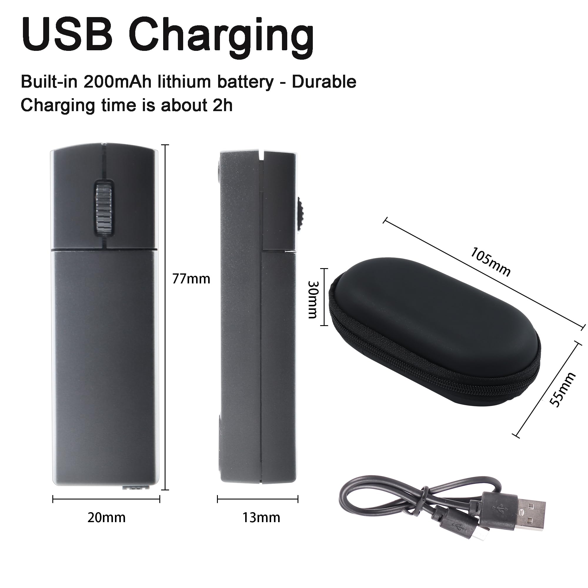 Mua Wireless Mouse, 2.4GHz Ergonomic Mouse Small Handheld Finger Mouse ...