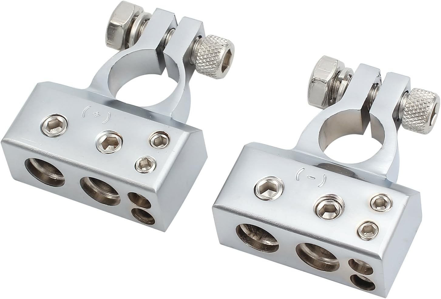 eSynic Car Battery Terminals 4/8 Gauge Heavy-Duty Battery Terminal ...