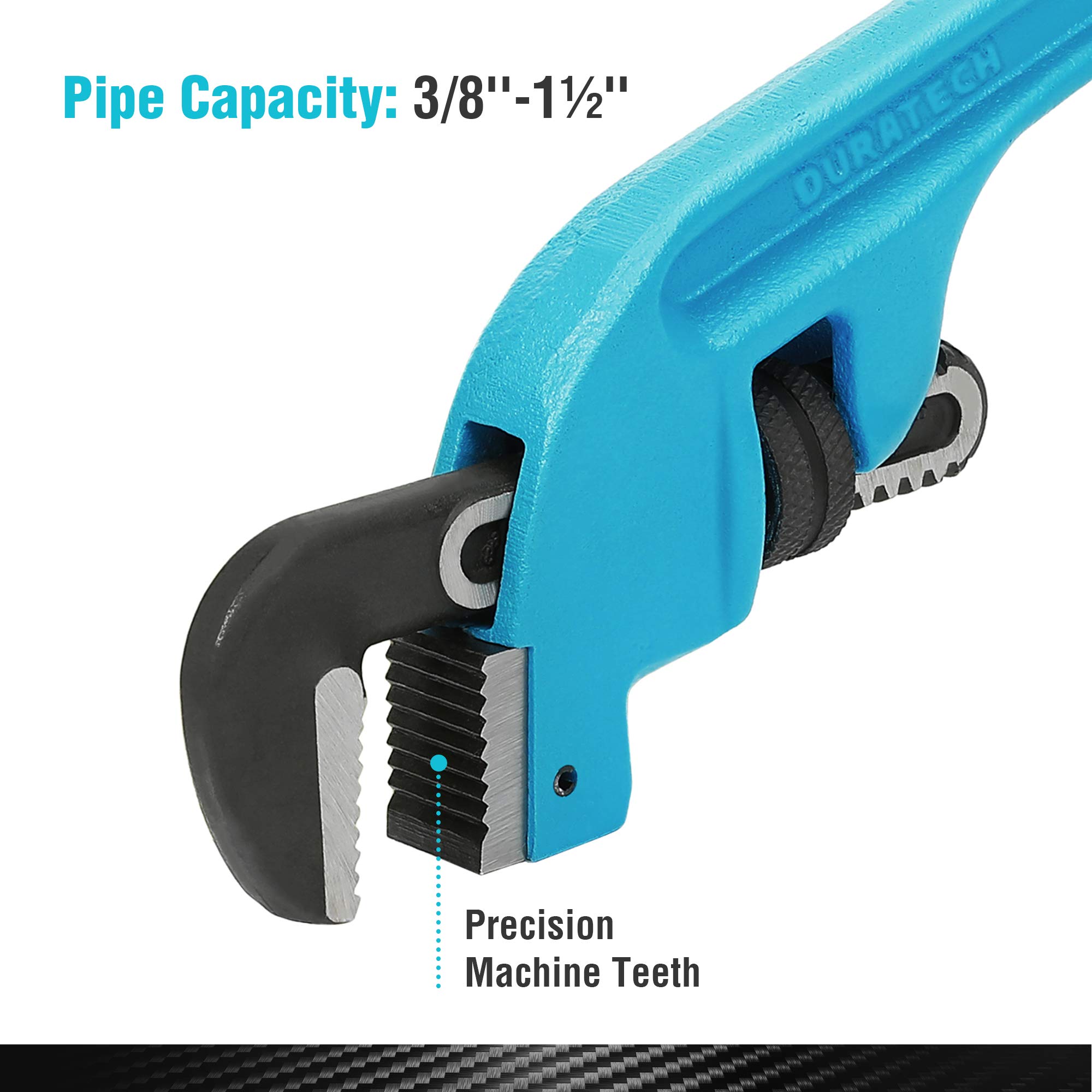 Mua DURATECH 10-Inch Offset Pipe Wrench, Heavy Duty End Pipe Wrench ...