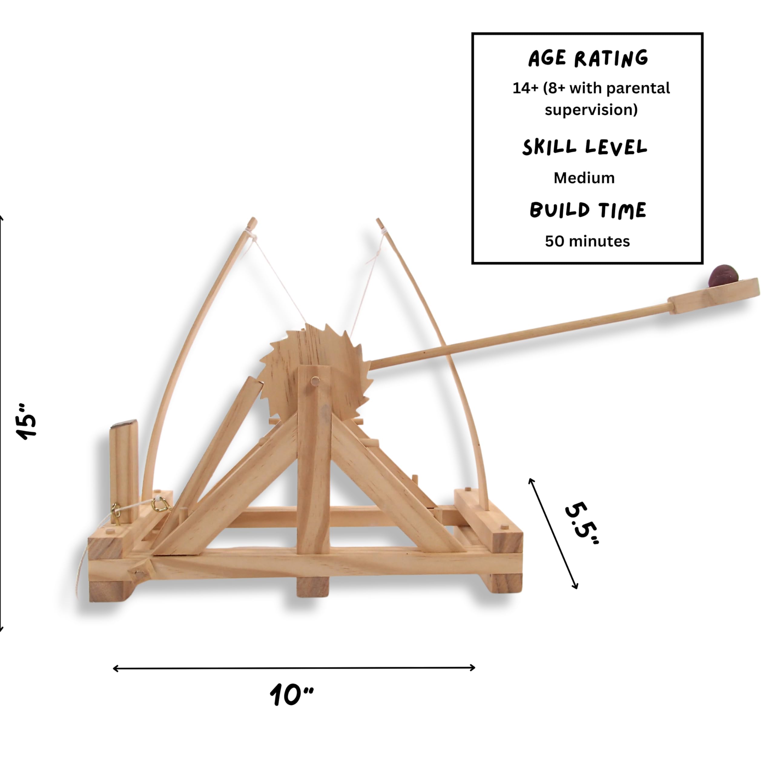Mua STEM kit Leonardo Da Vinci Catapult kit Trebuchet Engineering kit ...
