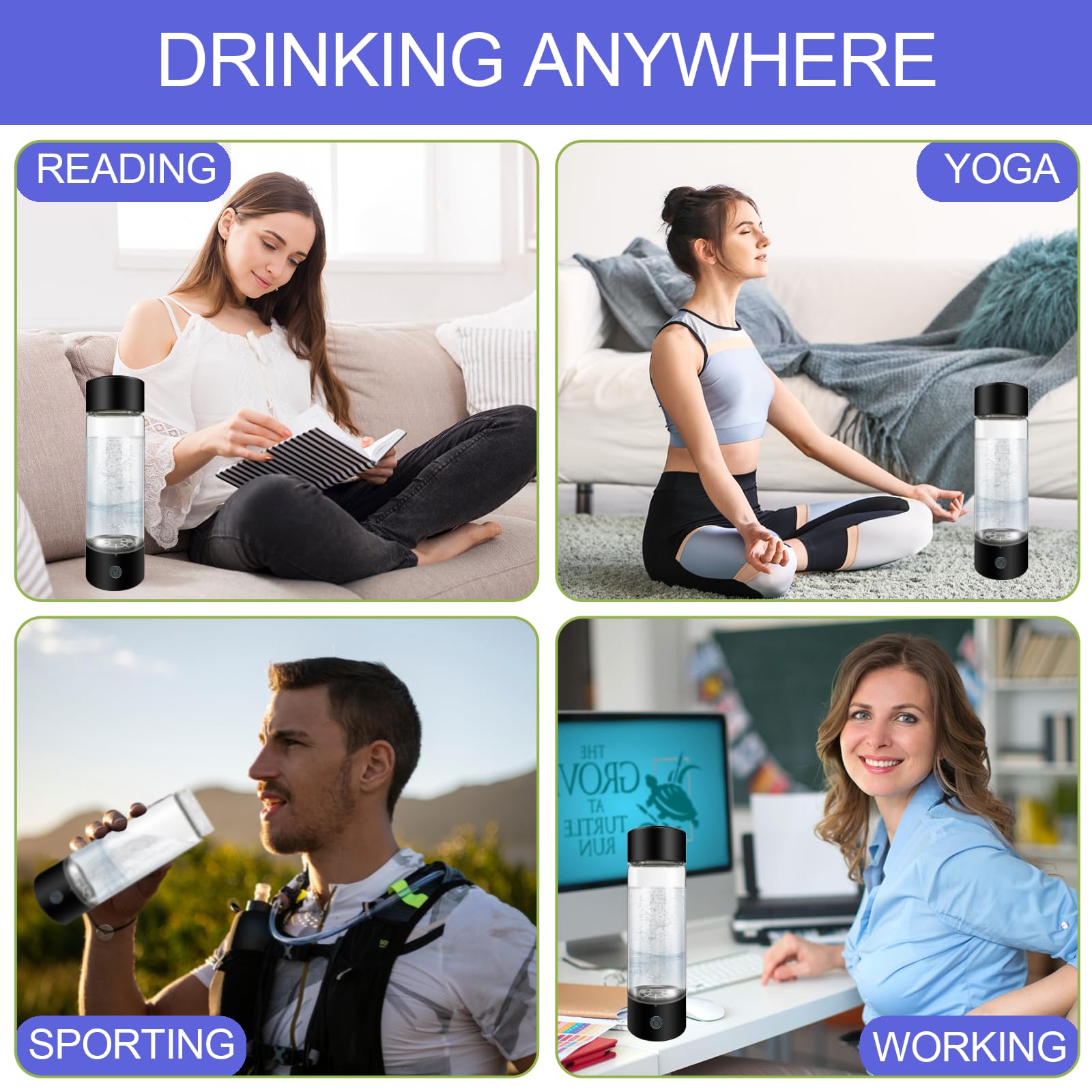 Mua STFOCE Hydrogen Water Bottle, 2024 Portable Hydrogen Water Bottle ...