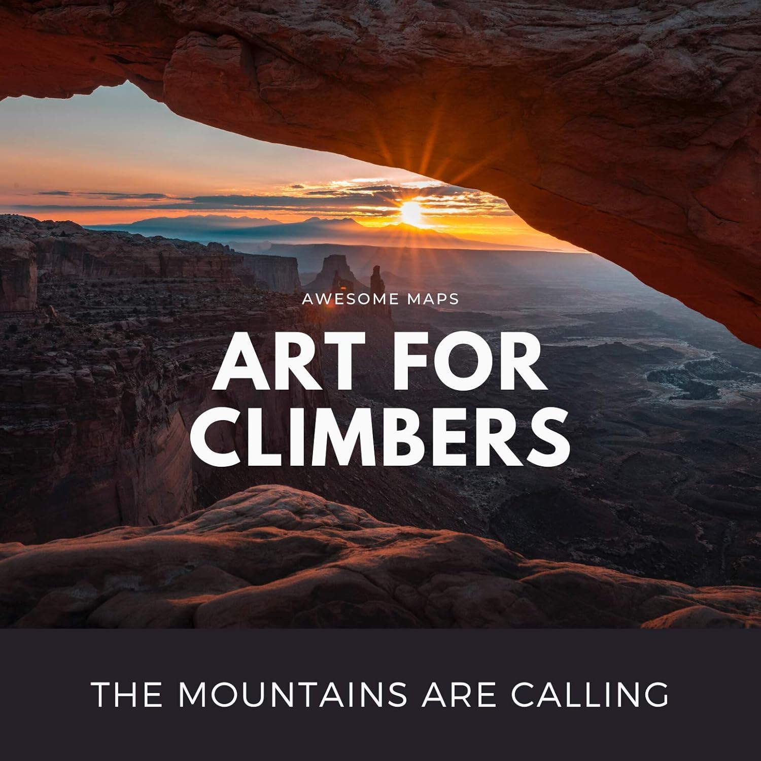 Climbing Map by Awesome Maps – Illustrated World Map for Climbing Fans ...