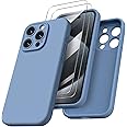 Amazon.com: ORNARTO Compatible with iPhone 15 Pro Max Case with 2 x Screen Protector, Shockproof ...