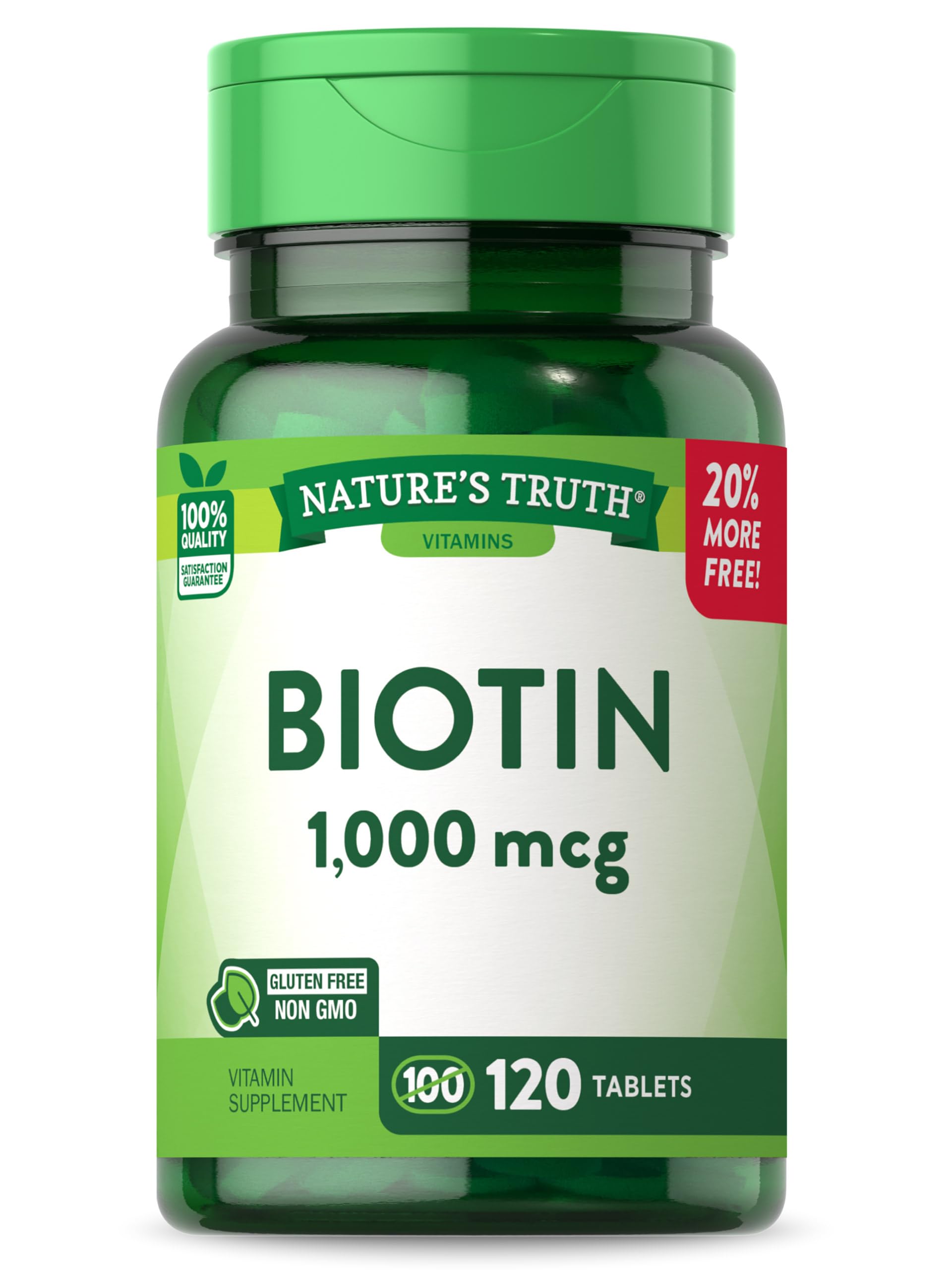 Mua Biotin 1000mcg | 120 Tablets | Hair Skin and Nails Pills ...
