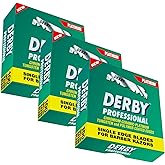 Amazon.com: 1000 "Derby Professional" Single Edge Razor Blades for ...