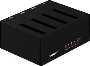 Amazon.com: SABRENT 4-Bay USB 3.0 SATA 2.5"/3.5" SSD/HDD Docking ...