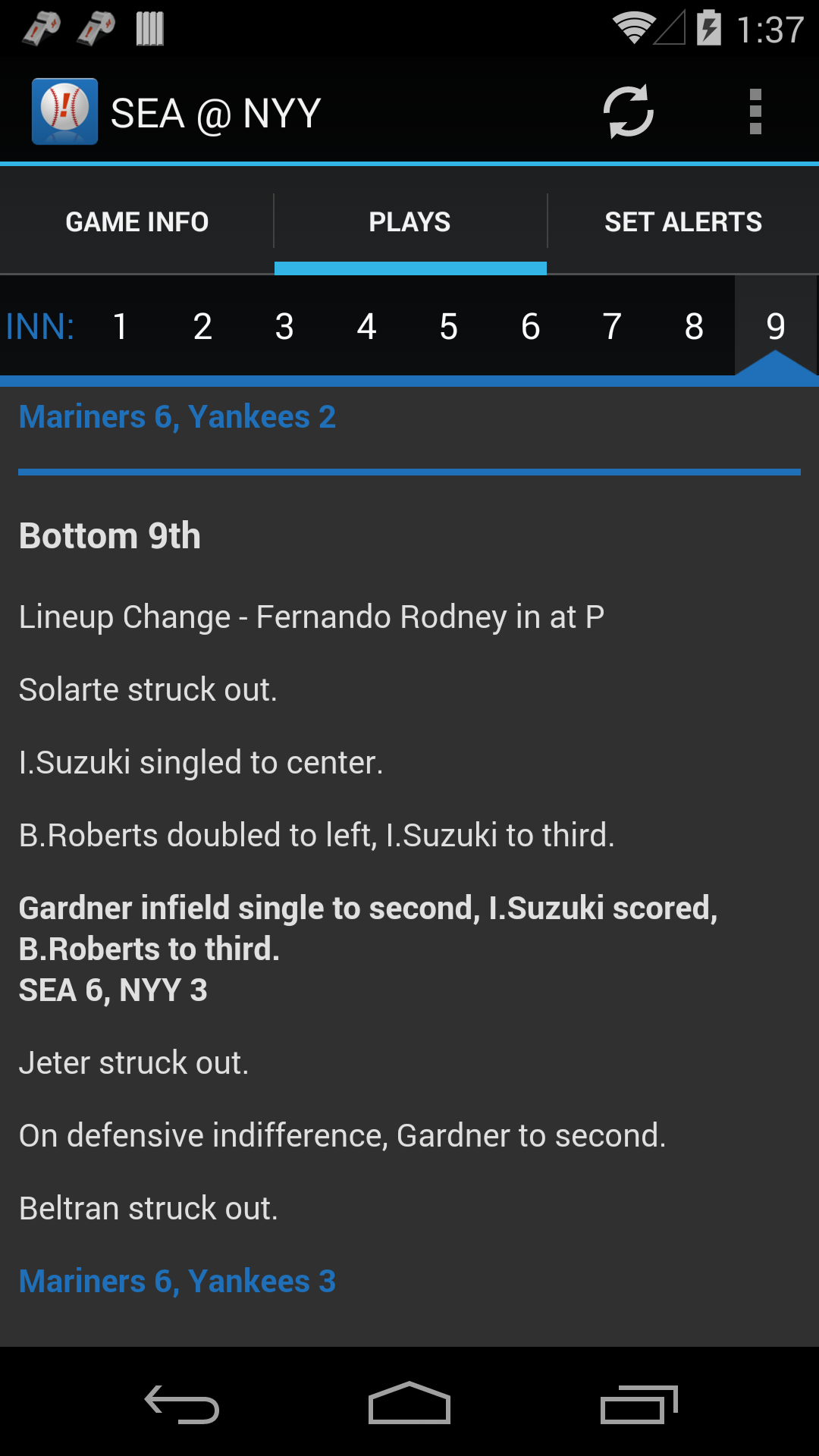 Sports Alerts - MLB edition:Amazon.co.uk:Appstore for Android
