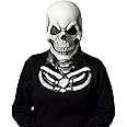 Amazon.com: Forum Novelties Adult Skull Mask with Skeleton Chest Piece ...