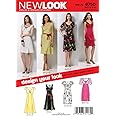 Amazon.com: New Look Sewing Pattern 6750 Misses Dresses, Size A (8-10 ...