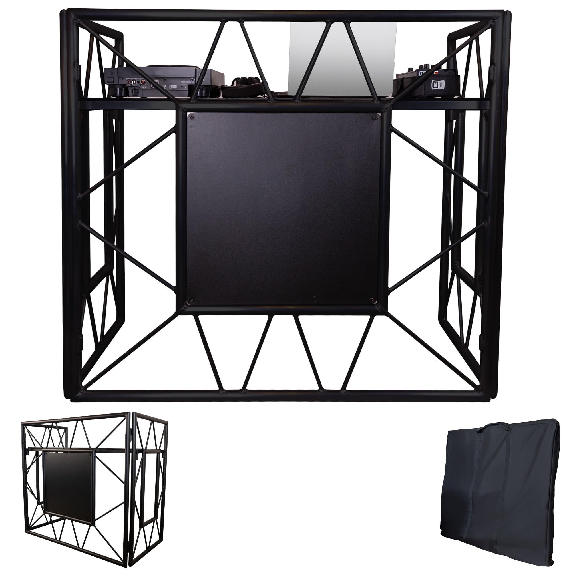 DJ Booth Stand | DJ Booth Table | Portable DJ Booth for The Ultimate ...