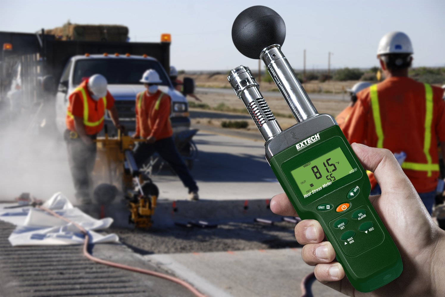 Extech Instruments HT200 WGBT Heat Stress Meter – BigaMart