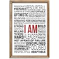 Amazon.com: I Am A Leader Inspirational Quotes Wall Decor 16x11 Inches ...