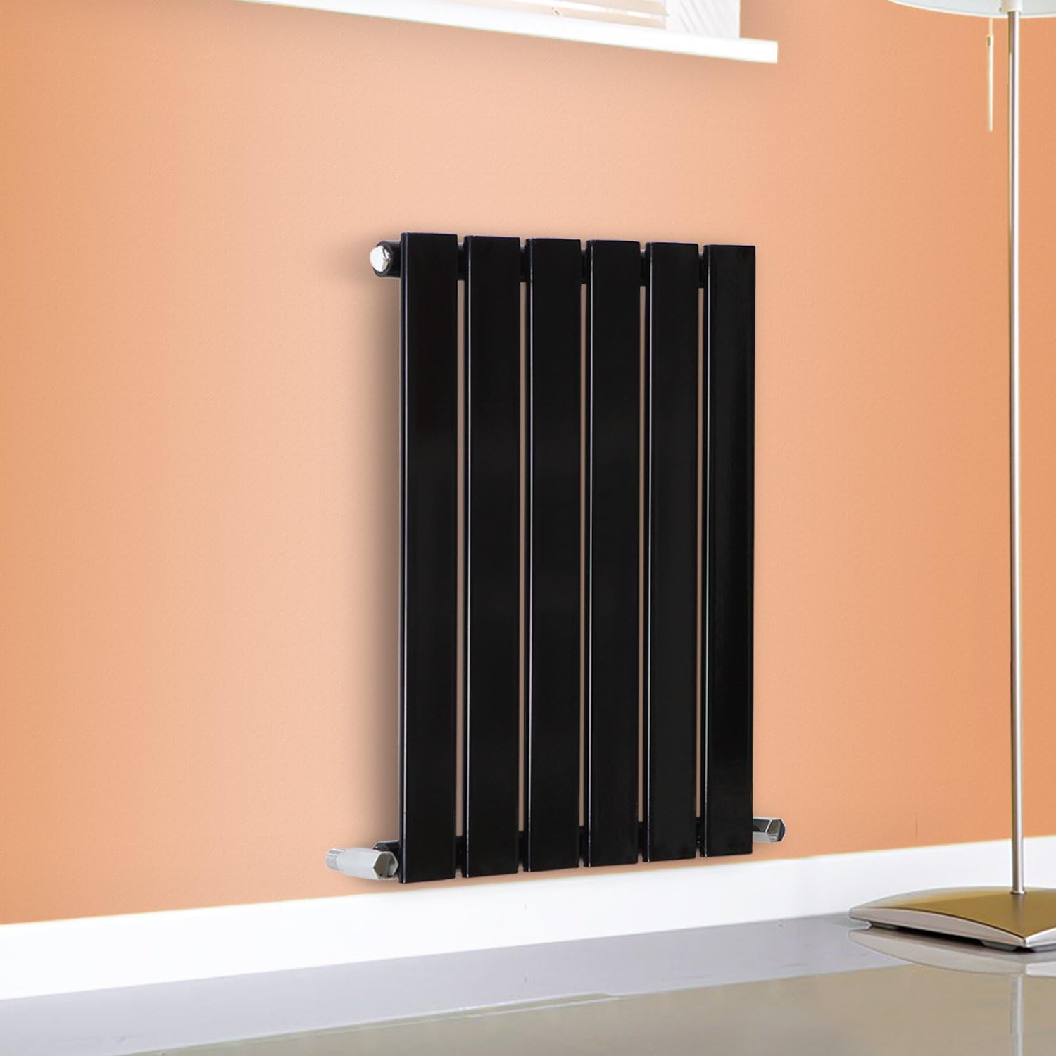 NRG 600x408mm Horizontal Flat Panel Designer Radiator Bathroom Heater ...