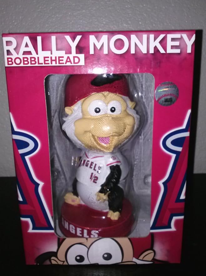 Amazon.com : Los Angeles Angels of Anaheim Rally Monkey Bobblehead 2014 ...