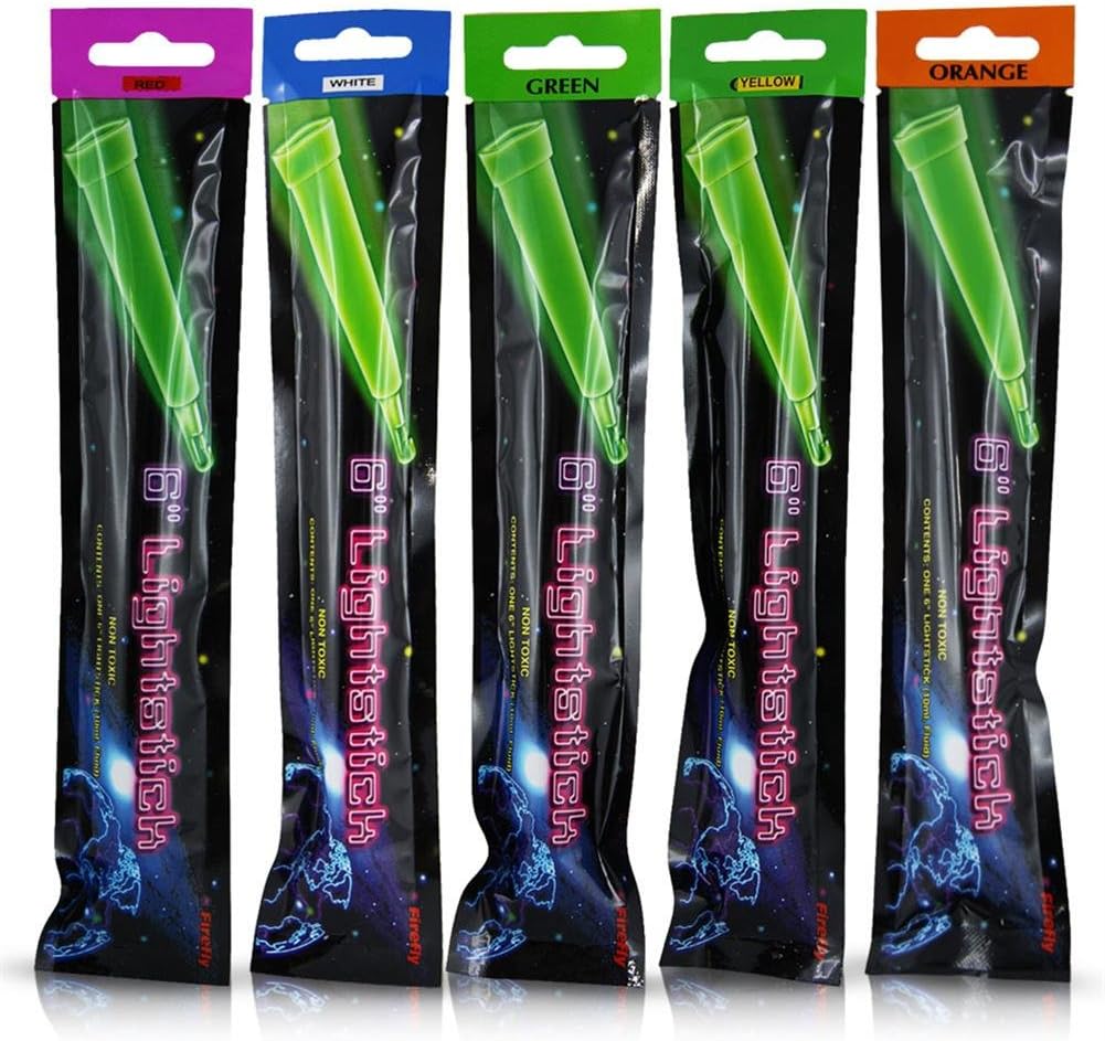 Party Glow Sticks 6 Inch Pack of 5, With String: Amazon.co.uk: Kitchen ...