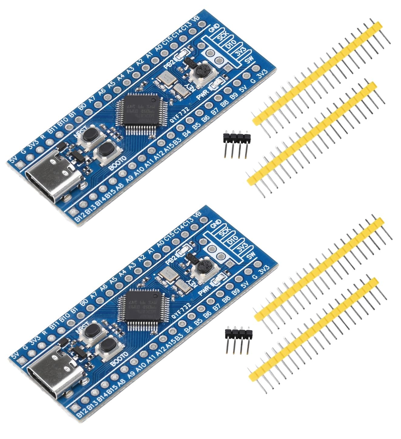 STM32 Type-C Minimum System Board STM32F103C8T6 40pin ARM STM32 STM8 SWD STM32F103C6T6 Suitable ...