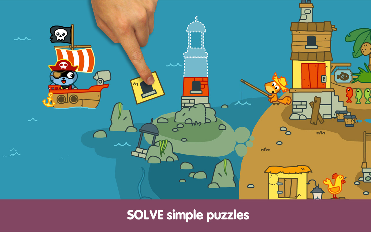 Pango Pirate : adventure and treasure hunt game for kids 3-8:Amazon.com ...