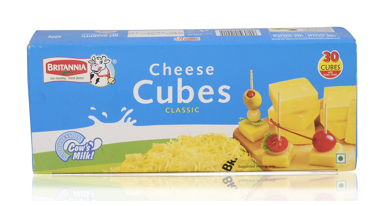 Britannia Cheese Cubes - Processed Classic, 600g Box: Amazon.in
