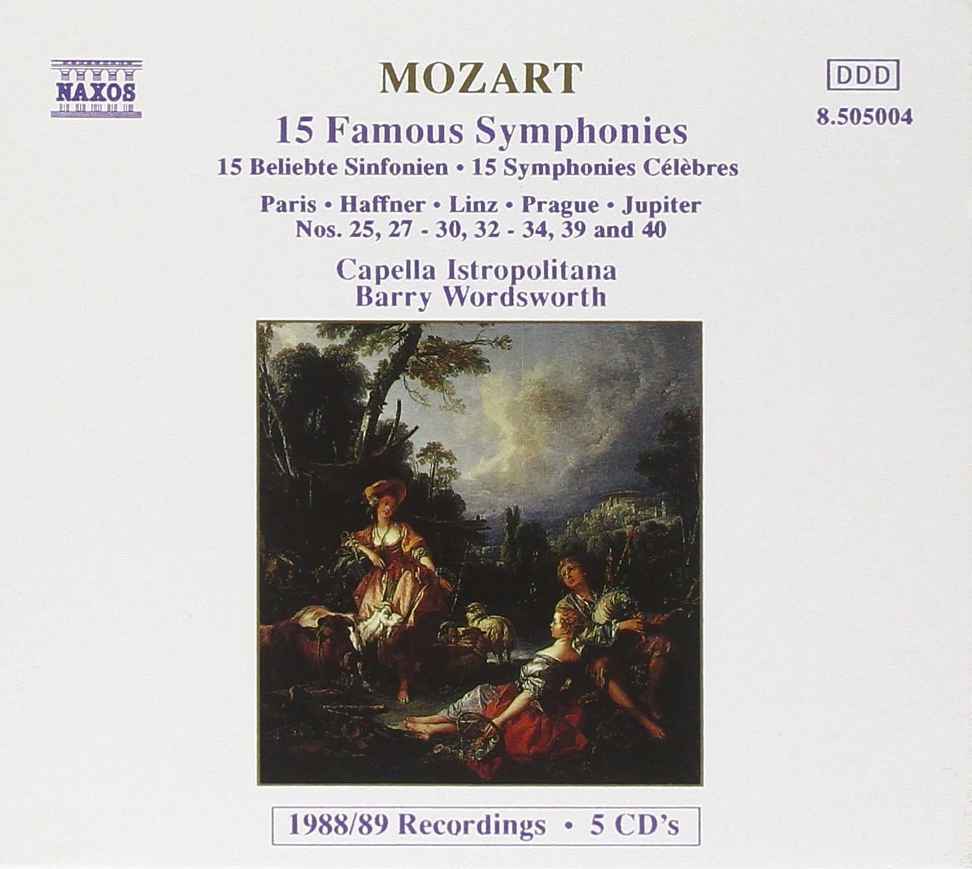 Mozart: 15 Famous Symphonies: Amazon.co.uk: Music
