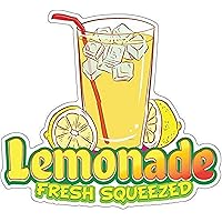 Amazon.com: SignMission Lemonade Fresh Squeezed 8" Decal Concession ...