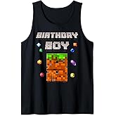 Amazon.com: 8th Birthday Boy 8 Video Gamer Pixel Number Eight Bday ...