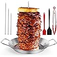 Amazon.com: Al Pastor Skewer for Grill, Gyro Pan with Skewer, BBQ ...