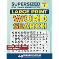 SUPERSIZED FOR CHALLENGED EYES: Large Print Word Search Puzzles for the ...