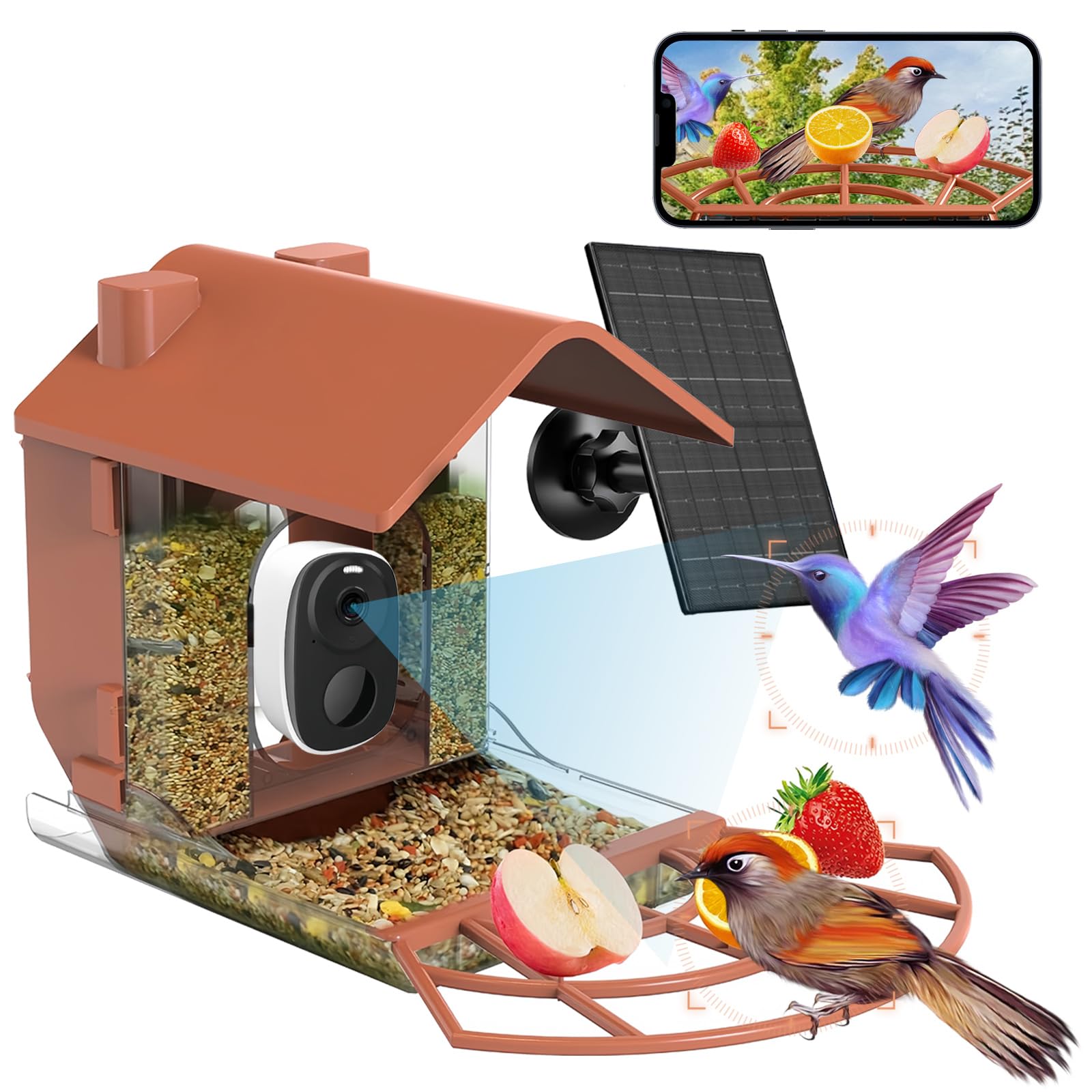 Vuebee Smart Bird Feeder with Camera, Bird Feeder with Camera Solar ...