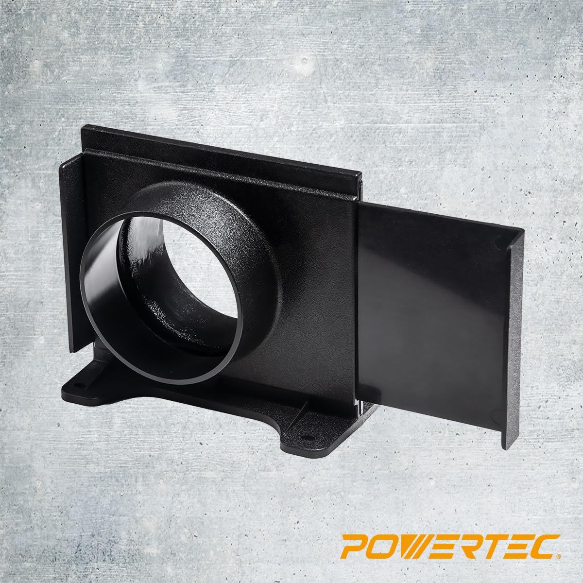 Mua POWERTEC 70357-P2 4 Inch Wall Mounting Blast Gate with Bracket for ...