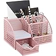 Light Pink Desk Organizer - Cute and Girly Pink Desk Accessories ...