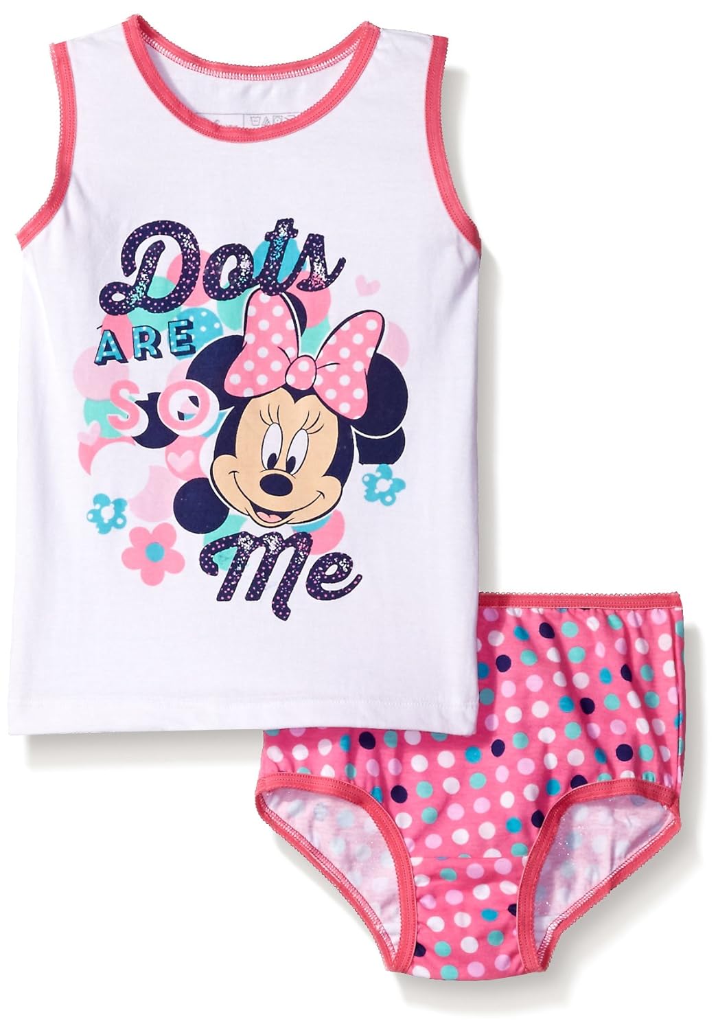 Disney Toddler Girls' Minnie Mouse Underwear and Tank Set, Assorted, 4T ...