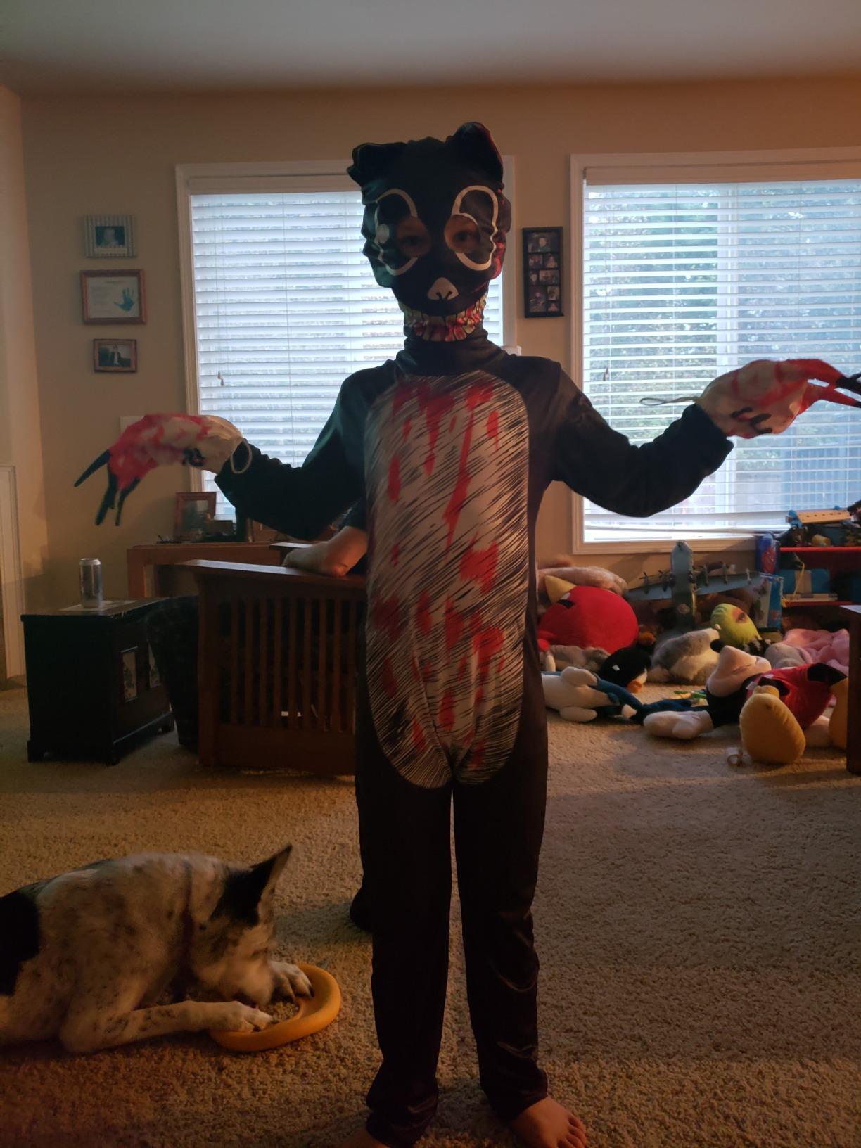 $8/mo - Finance Boys Cartoon Scary Cat Costume Child Horror Monster ...