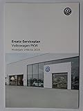 Volkswagen Original VW Serviceplan Serviceheft Scheckheft für ...