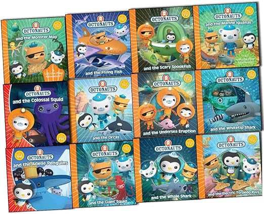 Meomi Octonauts Collection 12 Books Set (The Octonauts and the Giant ...