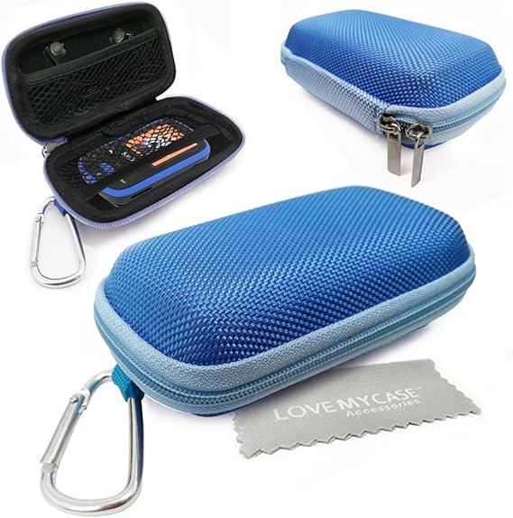 Love My Case / DURABLE Blue MP3 Player Case, Hard Clamshell Case ...