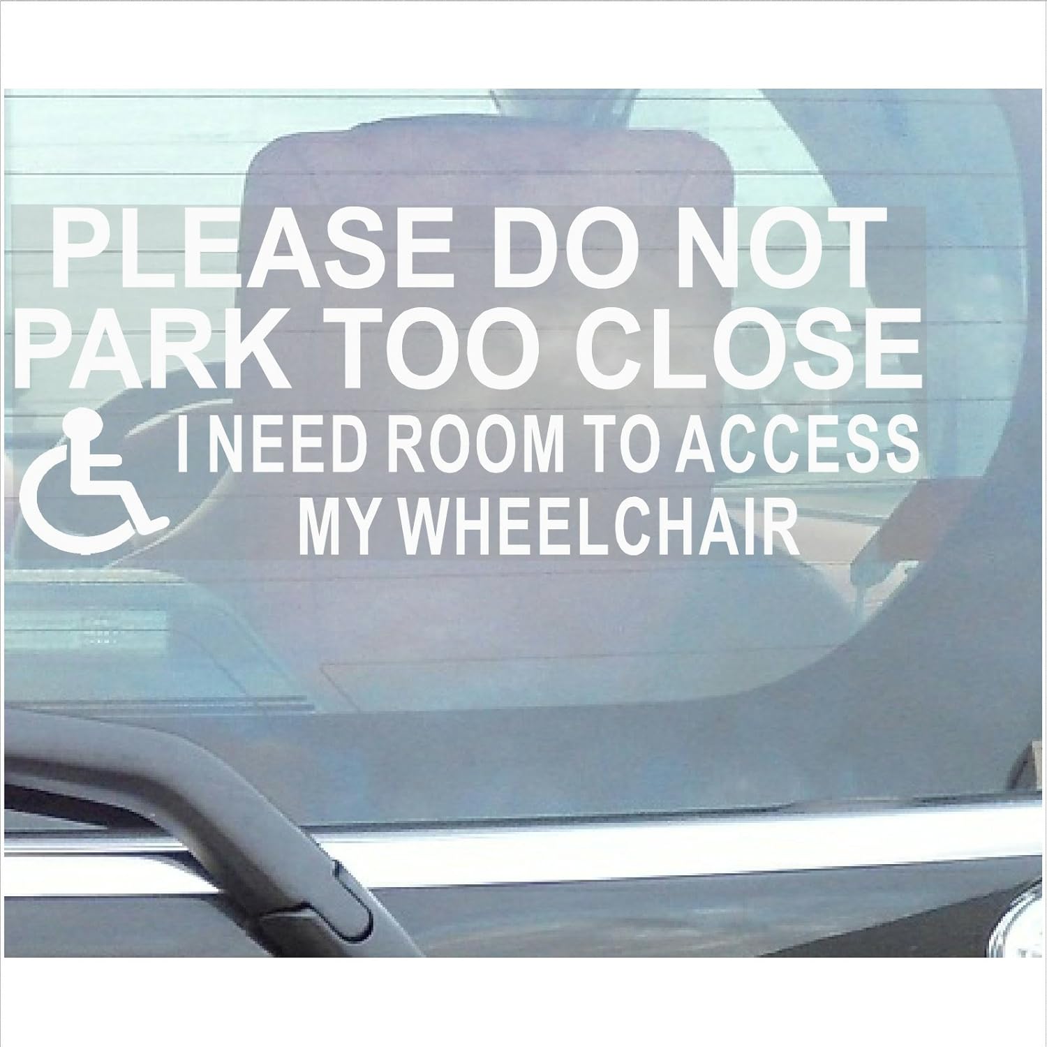Platinum Place 1 x Please Do Not Park Too Close, Access to Wheelchair ...