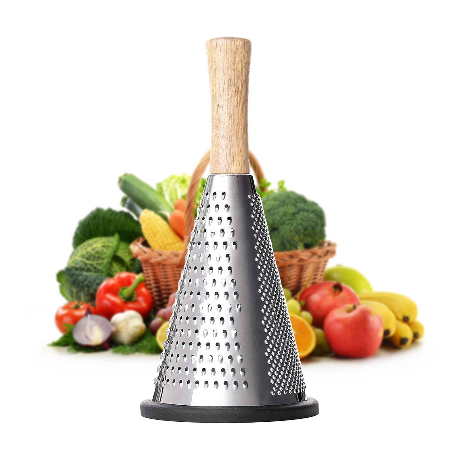 Kitchen Cheese Grater Handheld, Box Grater Stainless Steel Cheese ...