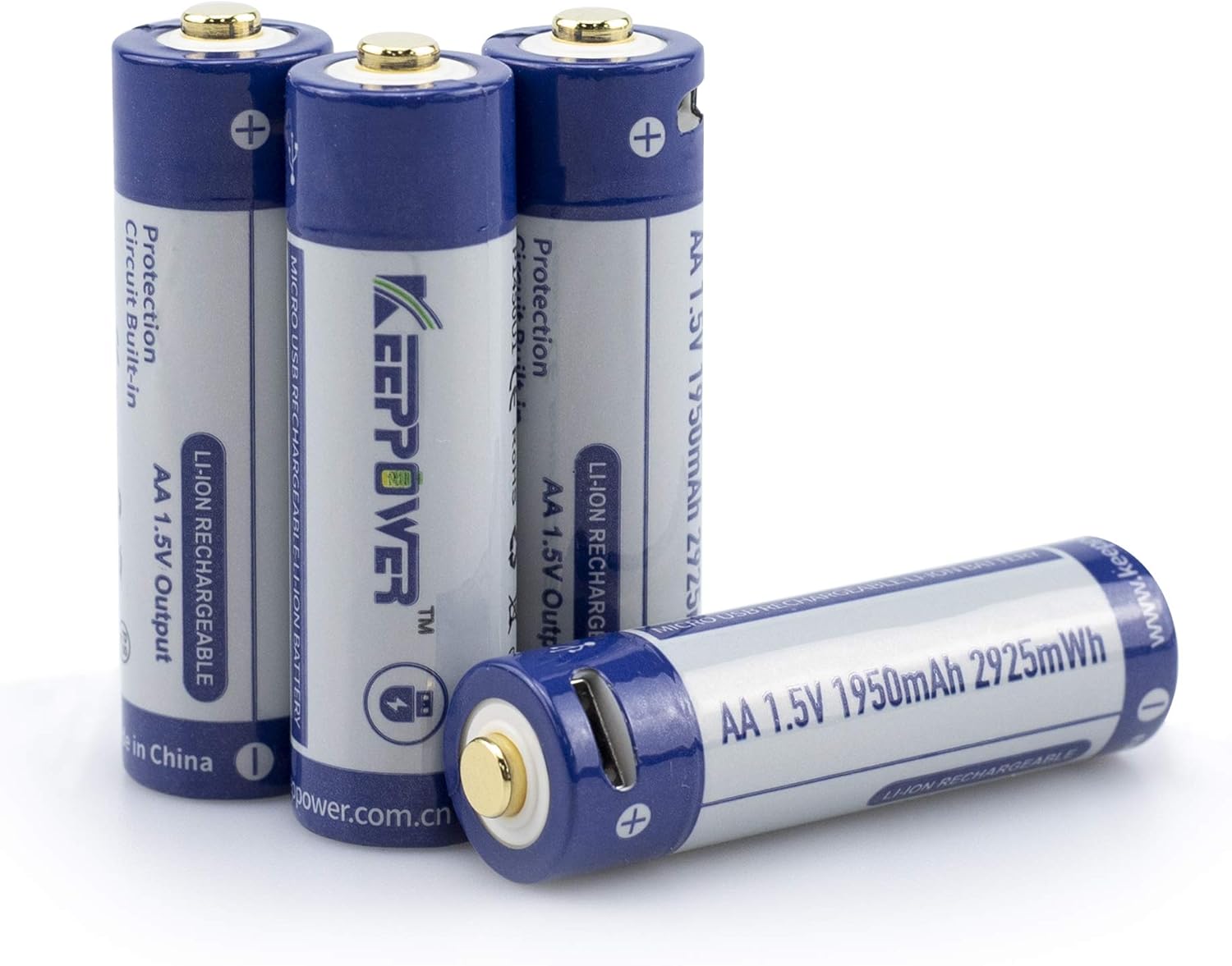 Keeppower Micro-USB Rechargeable AA Batteries | connywithay