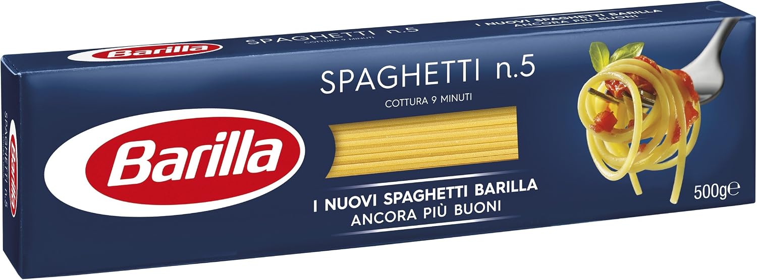 Barilla - Spaghetti n. 5 - 35 confezioni da 500 g [17.5kg]: Amazon.it ...