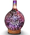 Rose Gold Essential Oil Diffuser, Aroma Ultrasonic Humidifier, Night ...