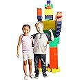 Amazon.com: Jumbo Blocks - (192) Piece Big Blocks - 8" x 4" and 4" x 4 ...