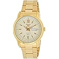 Amazon.com: SEIKO 5 Automatic Champagne Dial Men's Watch SNKP20J1 ...