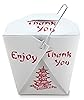 Pack of 50 Chinese Take Out Boxes Pagoda 16 oz/Pint Size Party Favor ...