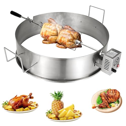 VEVOR Universal Rotisserie Ring Kit for 22 Inch Weber Charcoal Grill ...