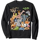 Amazon.com: Men Women and Kids Wildlife Zoo Day Party Cute 22 Animals T ...