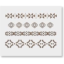 Aztec Print Stencil